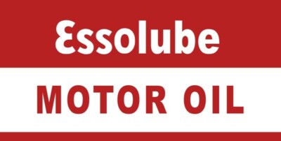 Standard Oil ESSO Lube Motor Oil NEW Sign: 12x24" USA STEEL XL- 3 LBS ...