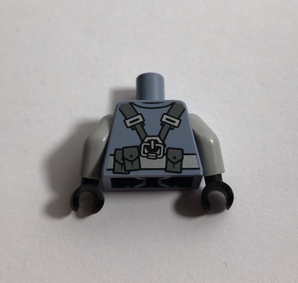 Lego Minifigure Torso, Scuba Suit with Utility Belt, Ninjago, Part ...