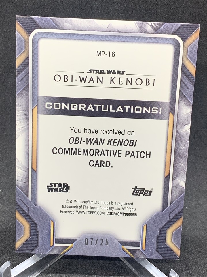 2023 Topps Star Wars Obi-Wan Kenobi #MP-16 Reva Commemorative Patch ...