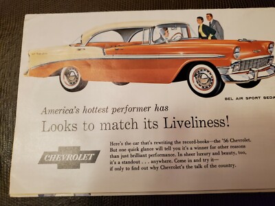 Chevrolet Dealer Brochures & Posters - 1950's Vintage (Set of 10) | eBay