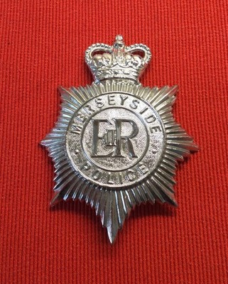 Obsolete Police Helmet Badge MERSEYSIDE POLICE | eBay UK