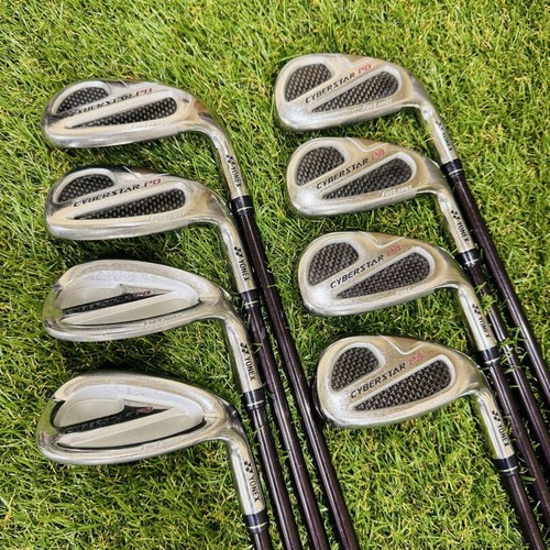 Ladies YONEX CYBER STAR PB 5-9 Irons, PW, AW, SW 8 pcs Original Carbon ...