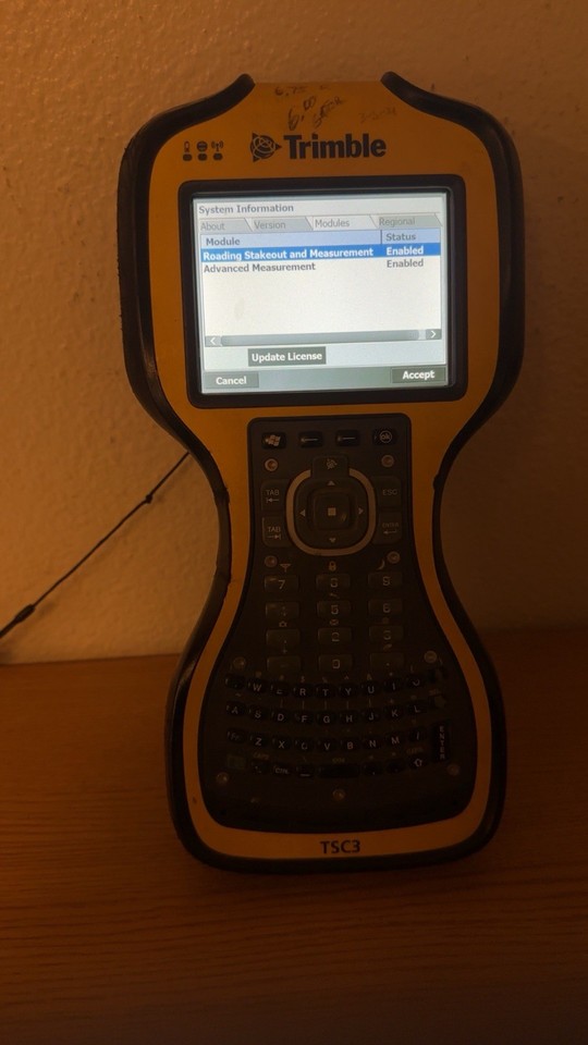 Trimble TSC3 Data Collector w/ SCS900 v3 3.4.1 Roading - Advanced ...