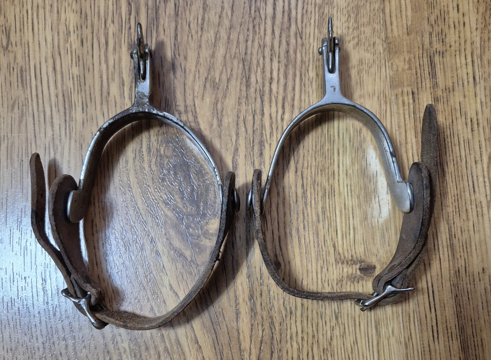 Antique North & Judd Spurs Anchor Brand 8-Point Cowboy Rodeo Western | eBay
