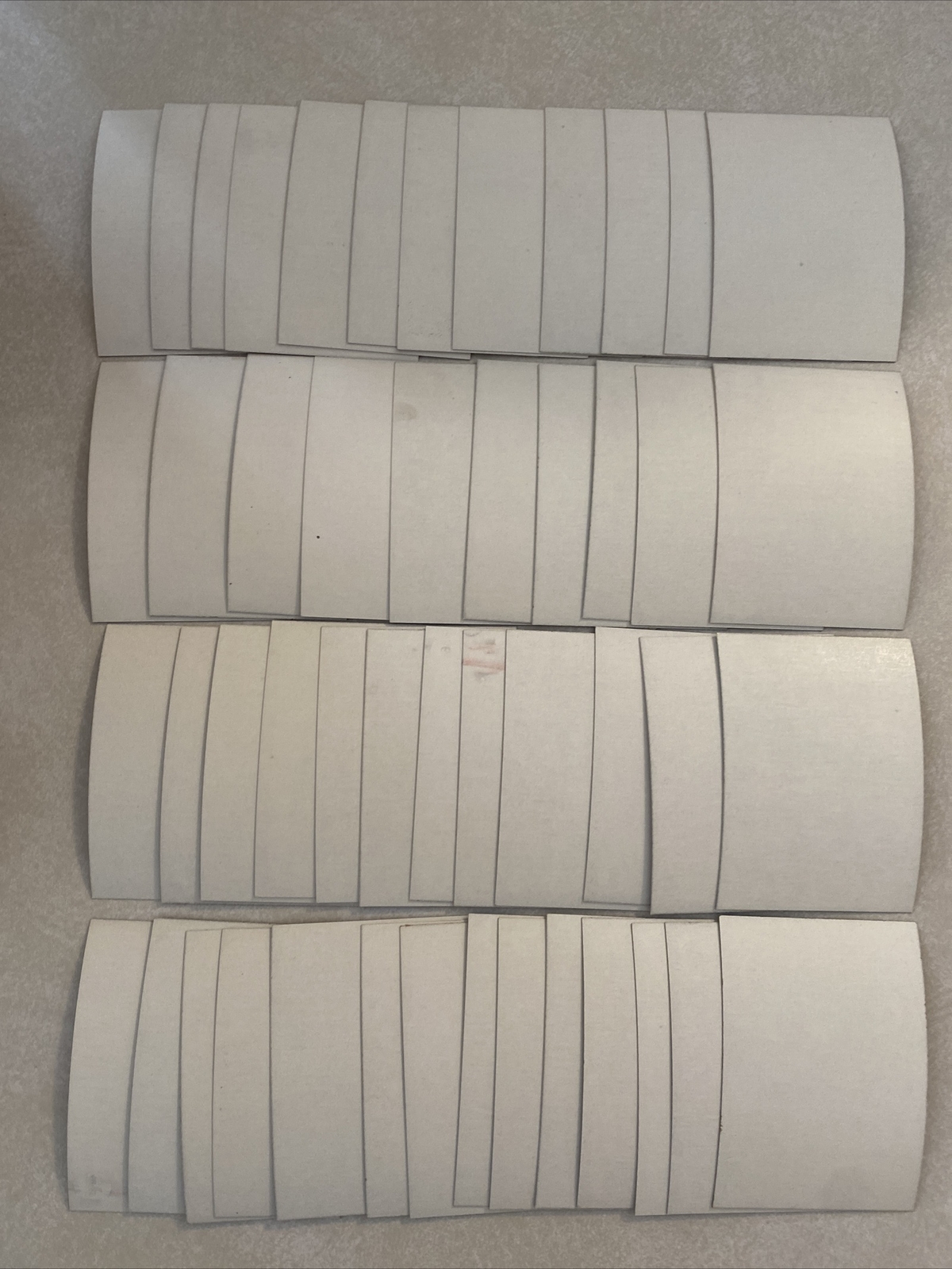 Lot (63) Topps Baseball BLANK FRONT ERROR MISPRINT CARDS 1987 1989 1990 ...