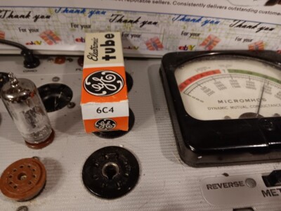 Vintage GE 6C4 EC90 Electron Tube NOS NIB *TESTED* | eBay