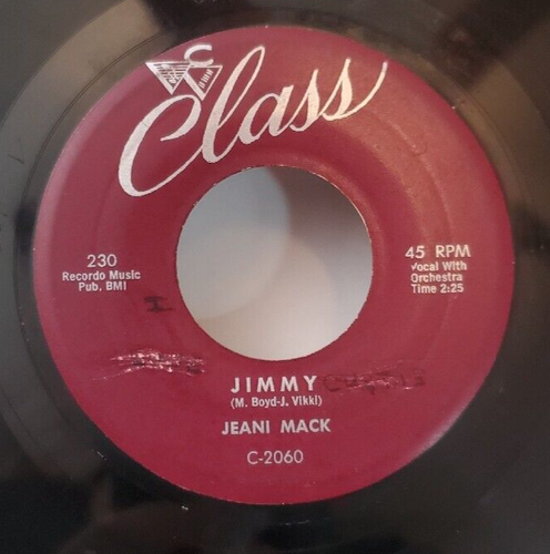 Jeani Mack JIMMY / DIRTY DISHES (ROCKABILLY 45) #230 PLAYS VG TO VG+ | eBay