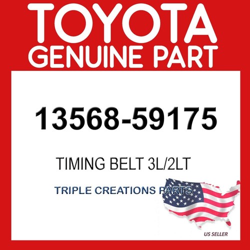 TOYOTA GENUINE 1356859175 BELT, TIMING 13568-59175 | eBay