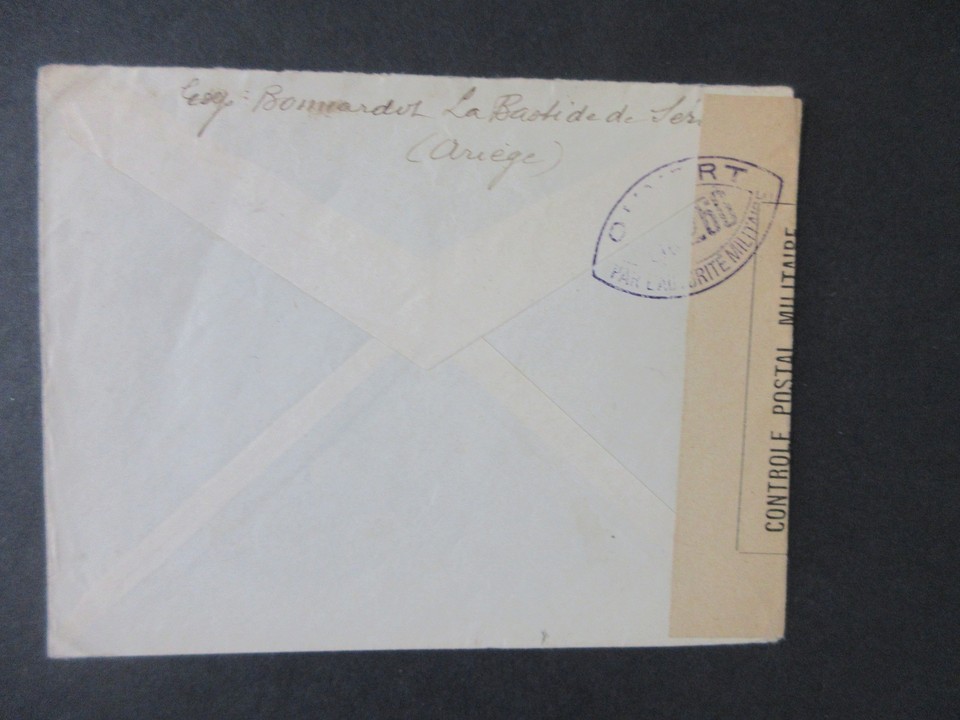 France WWII Censor Cover, 99p Start | eBay
