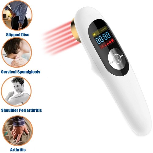 808nm+605nm Low Level Cold Laser Therapy LLLT Portable Body Pain Relief ...