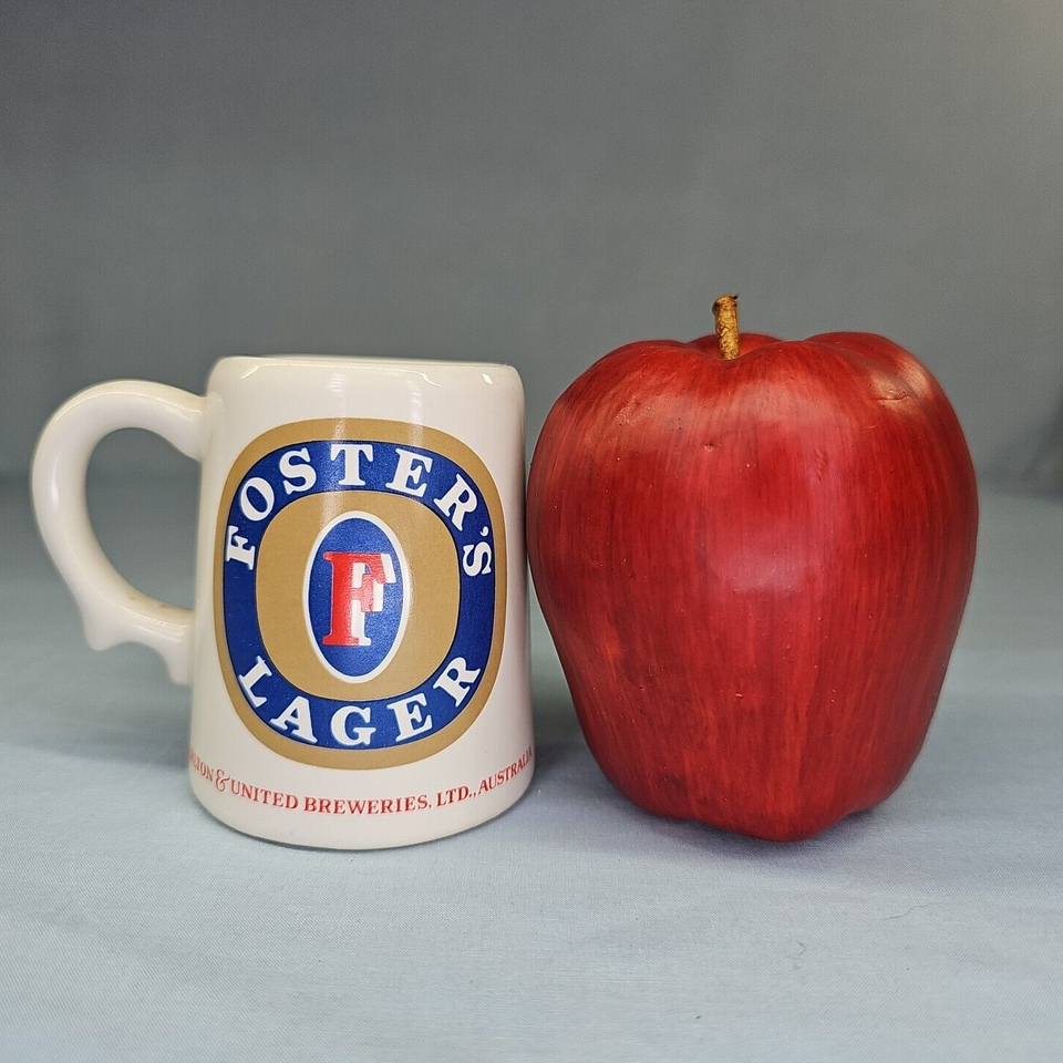 VTG Beer Tankard Stein FOSTER LAGER Brewery Mini Mug Franklin '81 ...