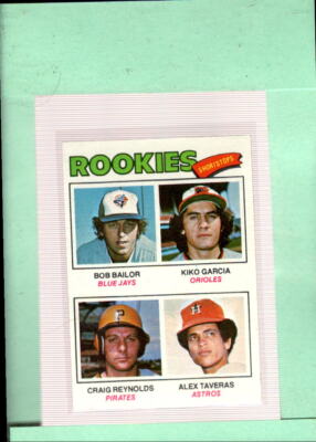 1977 Topps #474 Bob Bailor/Kiko Garcia/Craig Reynolds/Alex Taveras NM-M ...