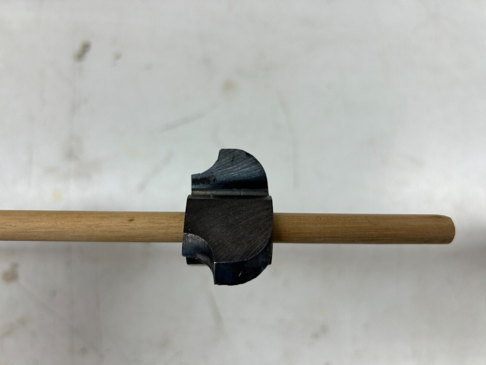 Delta Rockwell D-100 1/2" cove 5/16 quarter round HSS shaper cutter 1/2 ...