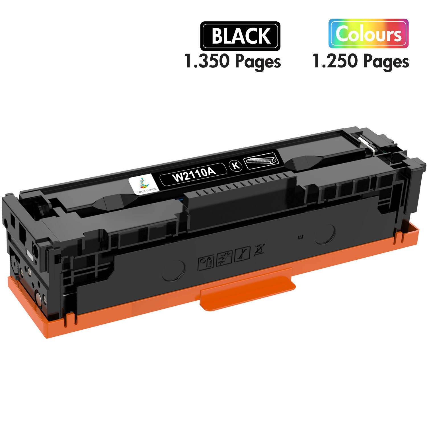 [With Chip] 206A W2110A Toner for HP Color LaserJet Pro M255dw MFP ...
