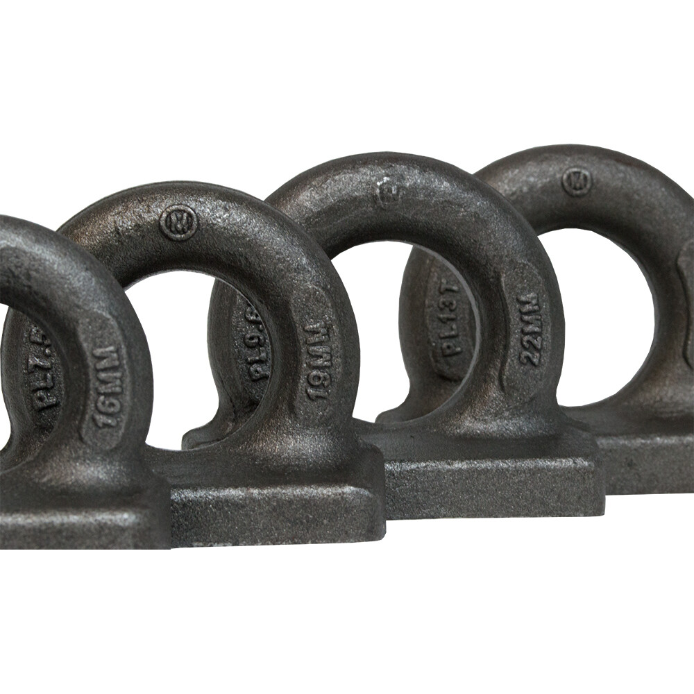 Rectangular Deck Plates Weldable Eye Plates Pad Eyes Tether Marine MOD ...