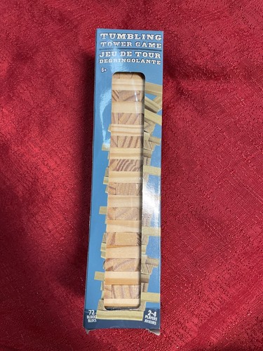 Tumble Tower Stacking Game FALL WOOD Blocks TUMBLING SET TOY 72 Pieces ...