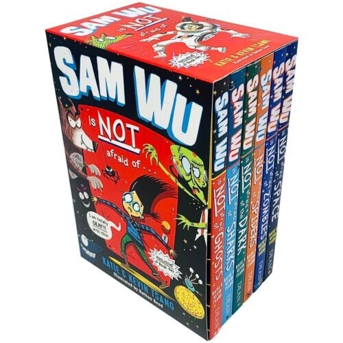 Sam Wu Is NOT Afraid Of Series 6 Books Collection Box Set by Katie ...