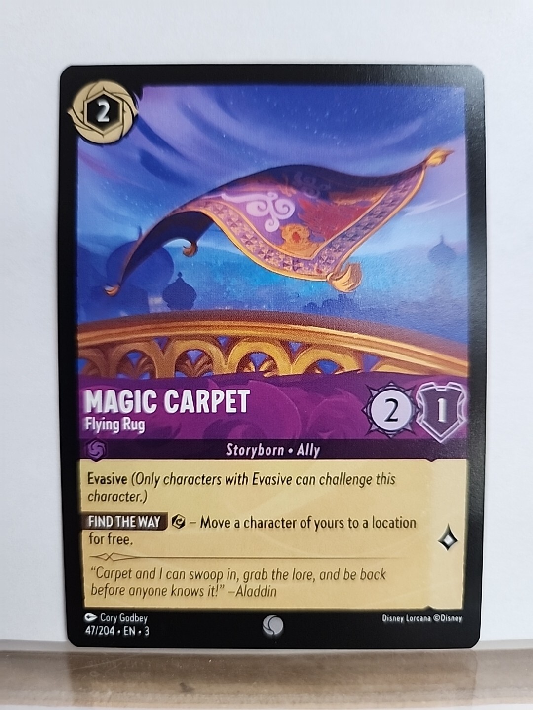 Magic Carpet - Flying Rug (47/204) [Into the Inklands] Lorcana | eBay UK