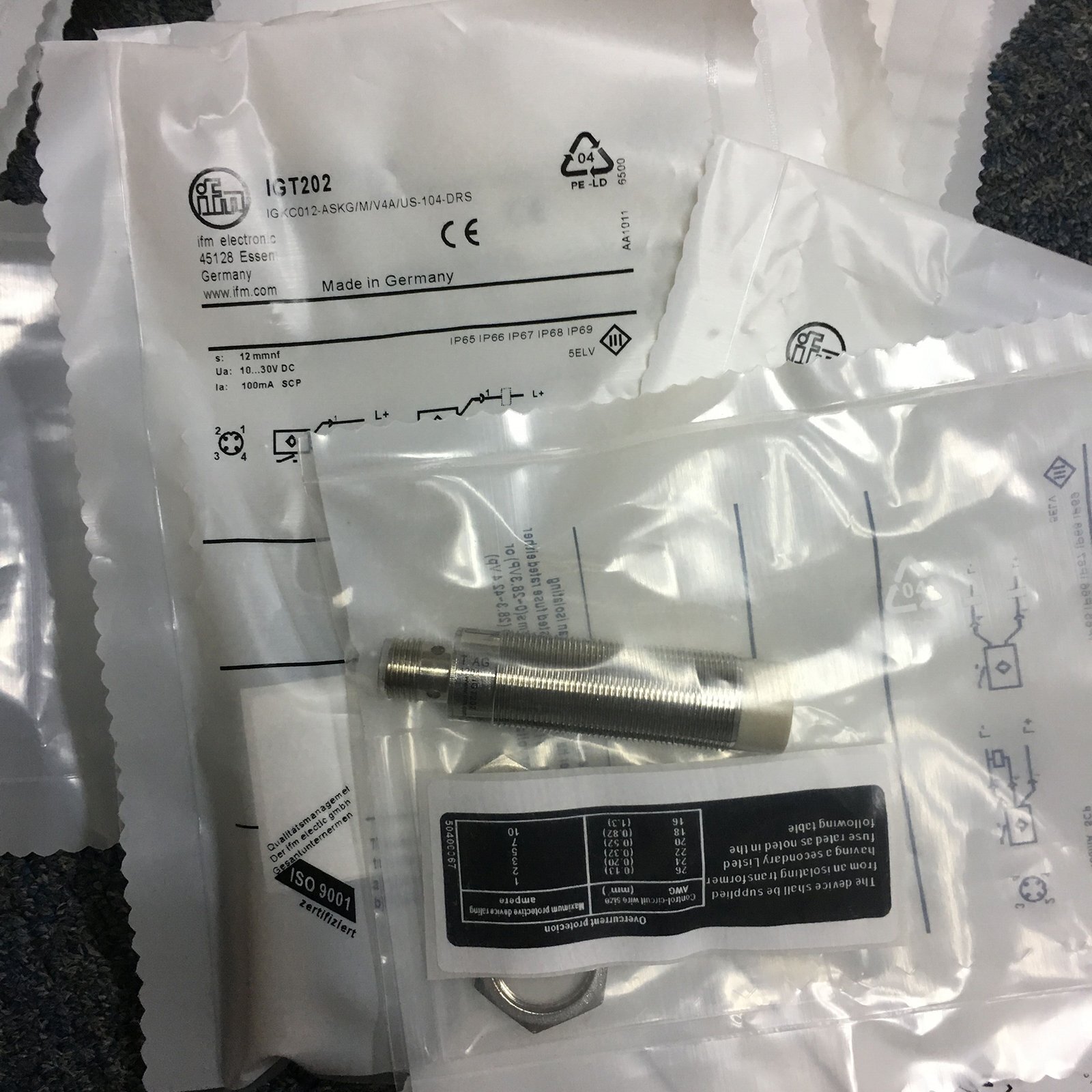 1PC New Ifm Efector IGT202 Inductive Proximity Sensor | eBay