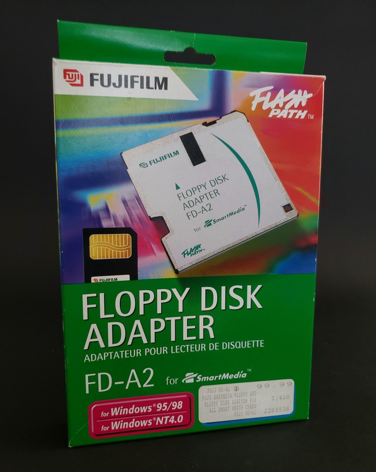 FUJIFILM Floppy Disk Adapter FD-A2 Vintage Flash Path for Smart Media ...