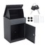 Extra Large Lockable Parcel Package Delivery Drop Box Letterbox Storage ...
