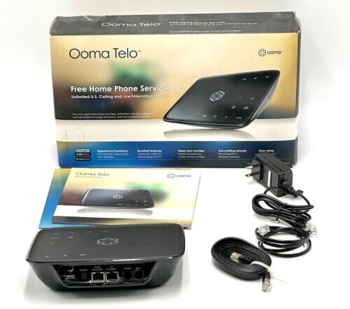 OOMA Telo Air TELOAIR105 Wireless VoIP Home Phone Adapter Station ...