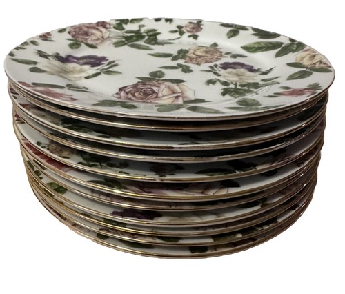 (11) Royal Danube China Cake Plate Server Floral Roses | eBay