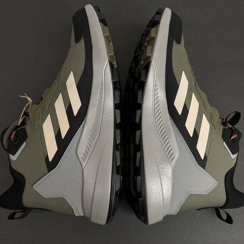 Adidas Terrex Anylander Mid Hiking Boots Olive Green Black ID0897 Men’s ...