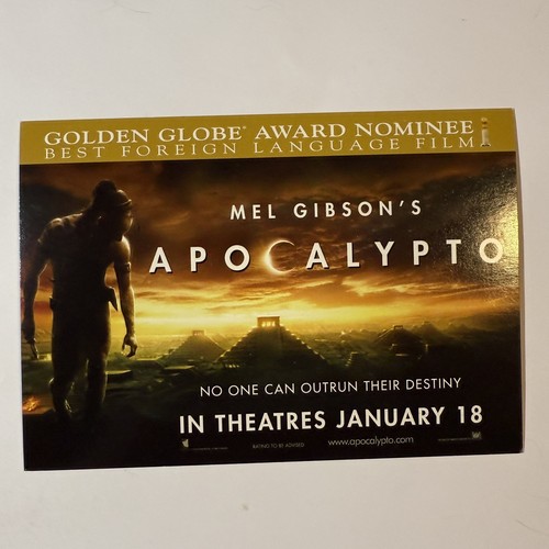Apocalypto 2007 Film Mel Gibson - Movie Poster Postcard | eBay