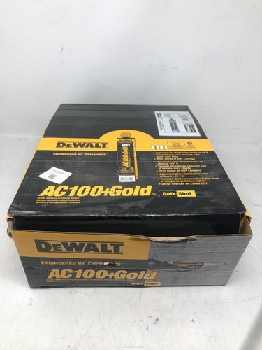 10 oz. Dewalt AC100+ Gold Quik-Shot Acrylic Epoxy Adhesive (Case of 12 ...
