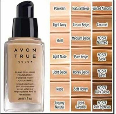 AVON TRUE COLOUR FLAWLESS LIQUID FOUNDATION SPF15 ~ BRAND NEW | eBay UK