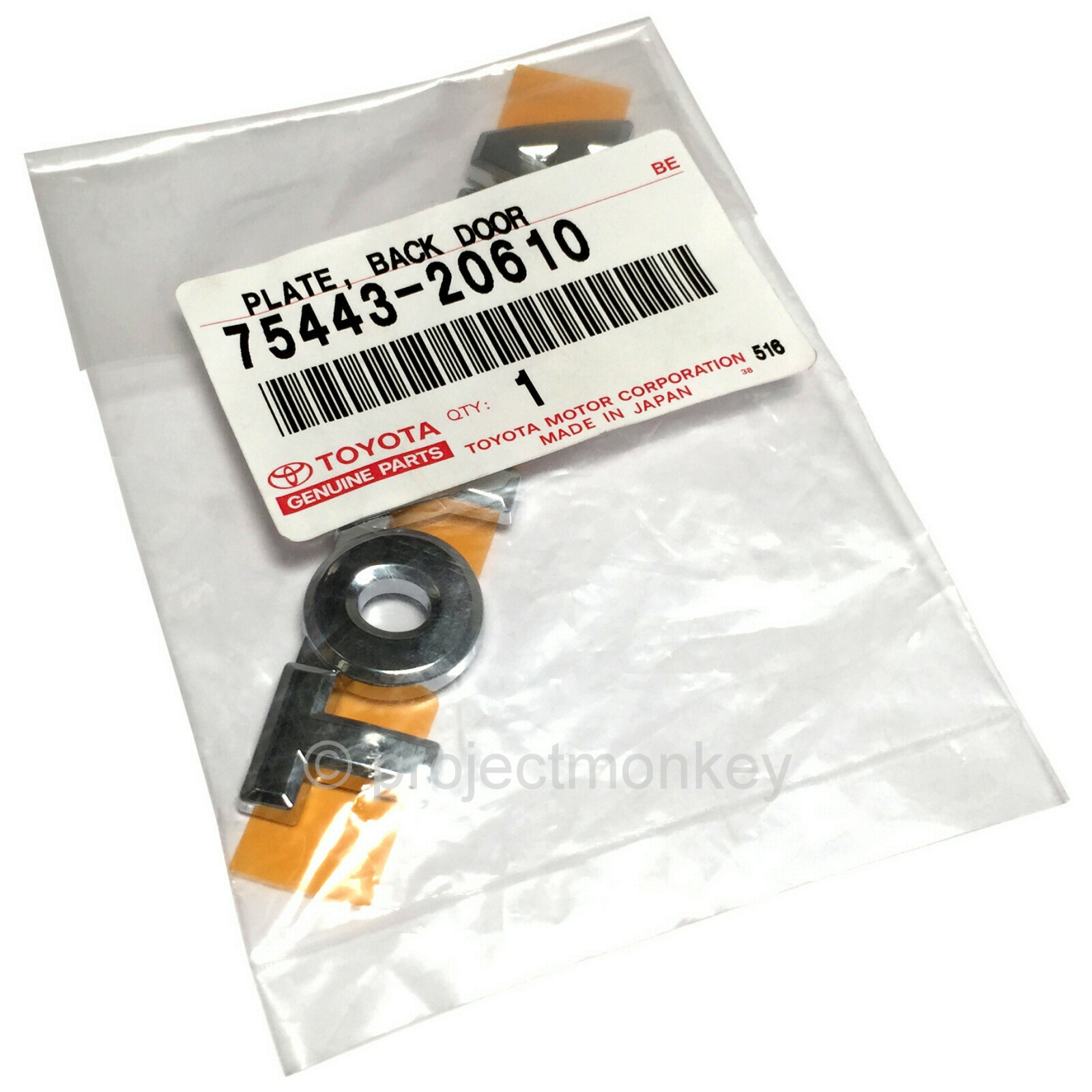 OEM Toyota 75443-20610 Rear Toyota Emblem 00-05 Celica / MR2 Spyder 01 ...