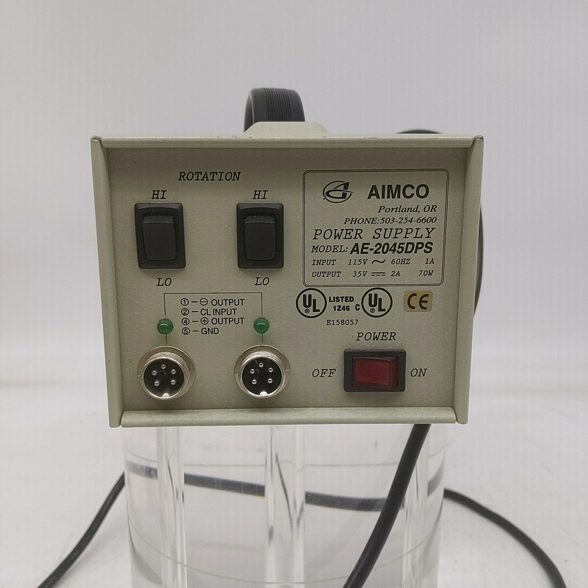 Aimco AE-2045DPS 115V 70W Dual Speed Electric Screwdriver Power Supply ...