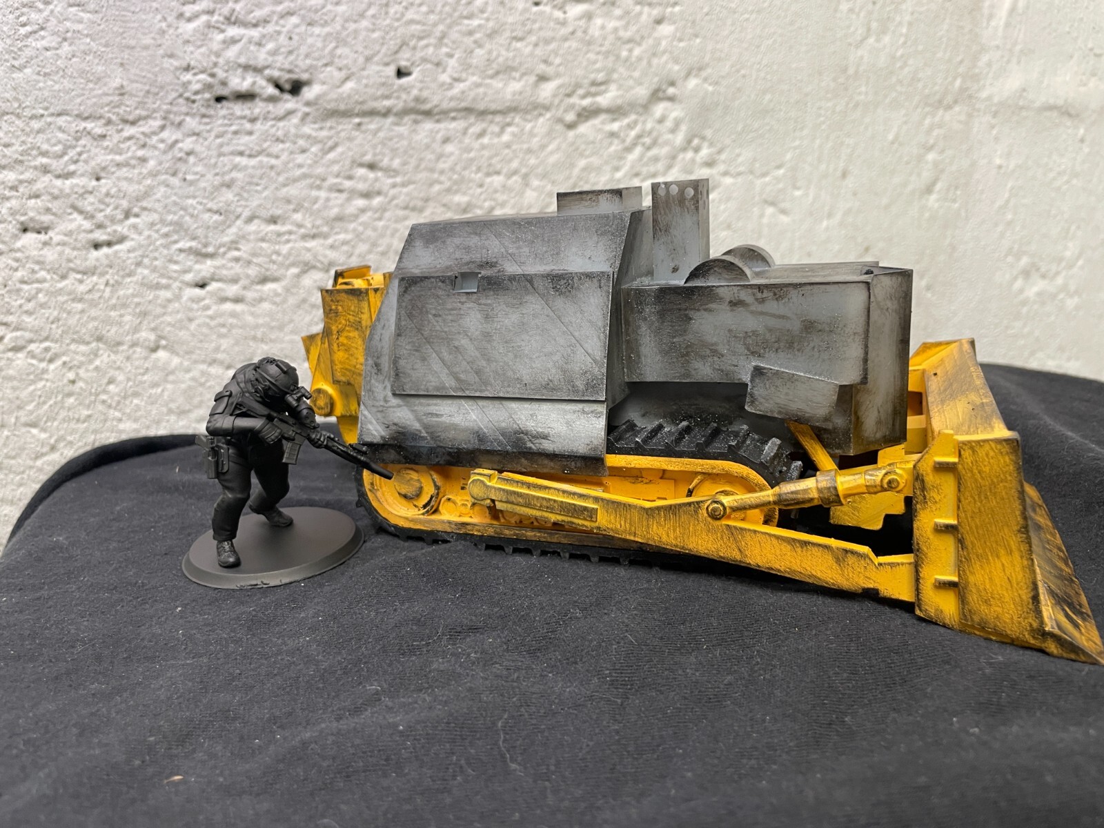 Hand Painted Killdozer 9" Length Resin Model | eBay