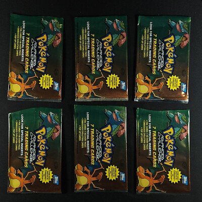 Pokemon Topps Advanced Challenge - Empty Booster Pack - Vintage Display ...