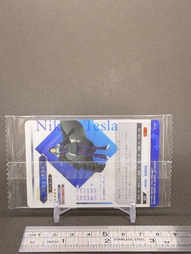 Nikola Tesla FGO PROJECT Wafer Card Type-moon BANDAI Japan 2018 N | eBay