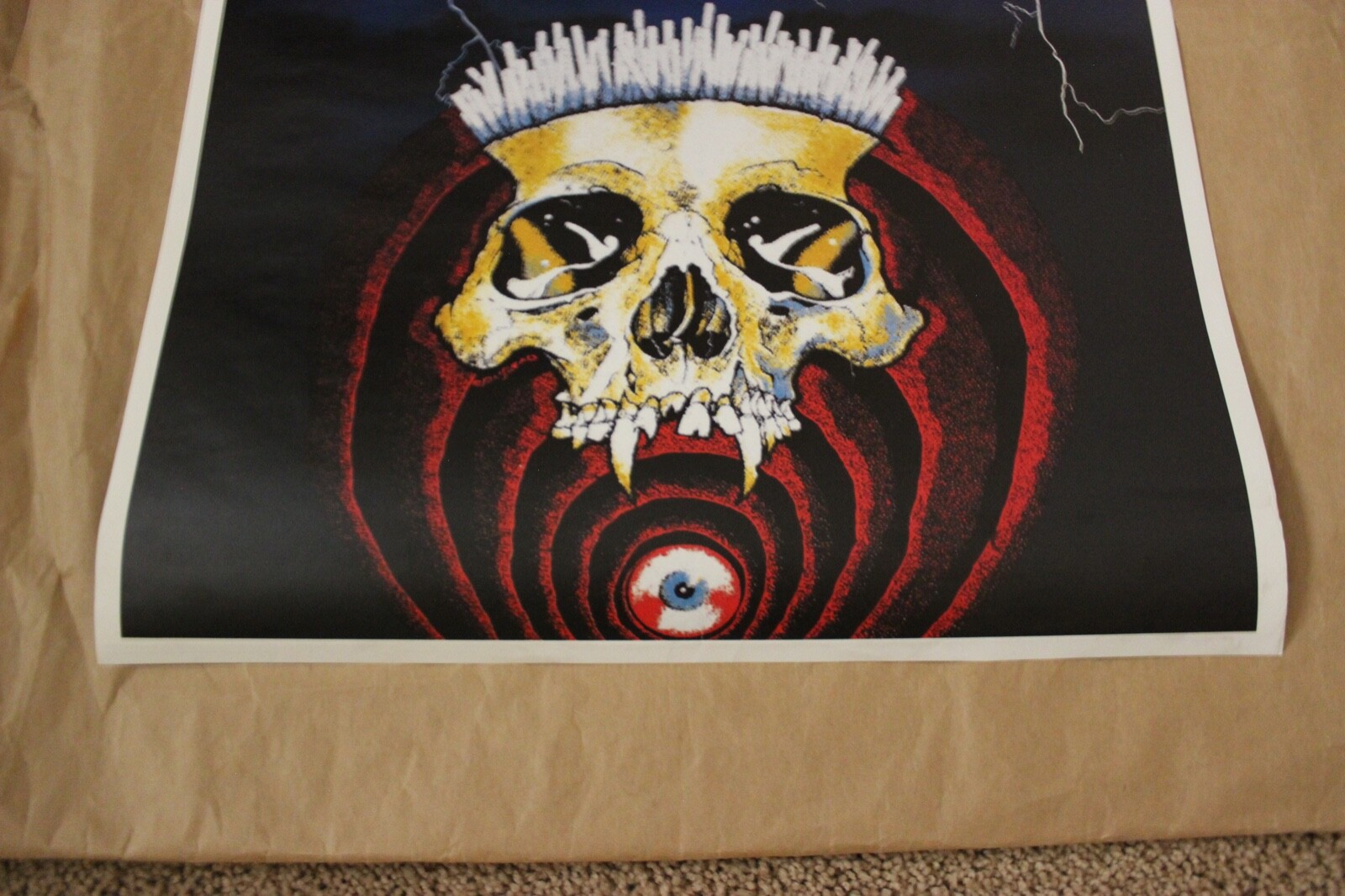 metallica DAMAGE JUSTICE TOUR PUSHEAD poster RARE 80'S VINTAGE | eBay