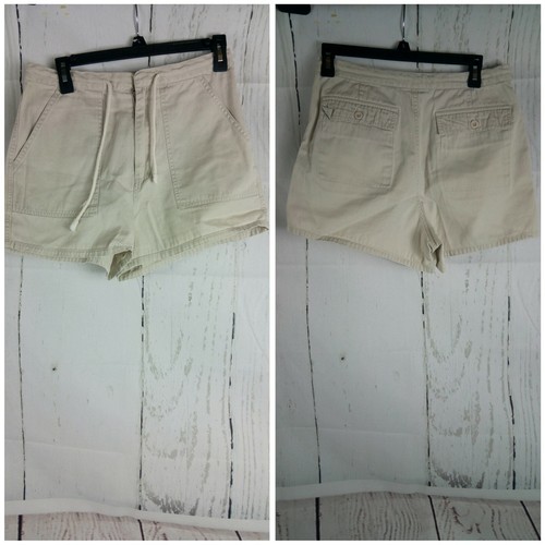 Forecast Women's Tan Khaki Shorts With Drawstring Size 8 | eBay