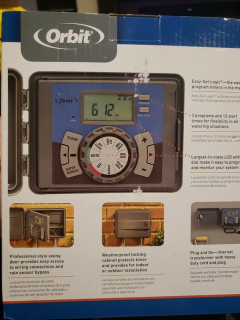 Orbit 6-station Indoor/outdoor Sprinkler Timer Model 27896 2day ...