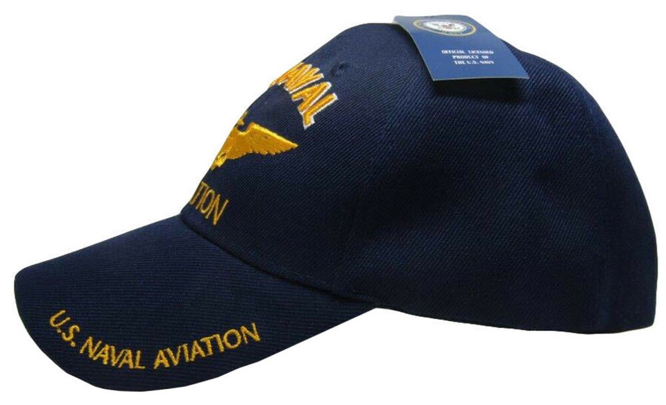 New Blue US Navy Naval Aviation Hat Ball Cap Naval Veteran Military ...