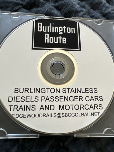 Burlington Stainless Diesel Passenger Cars Trains And Motorcars 1945 ...