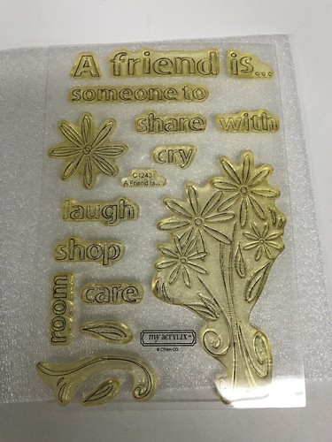 Close to My Heart CTMH A Friend Is… C1243 Flowers, Laugh, Shop, Share ...
