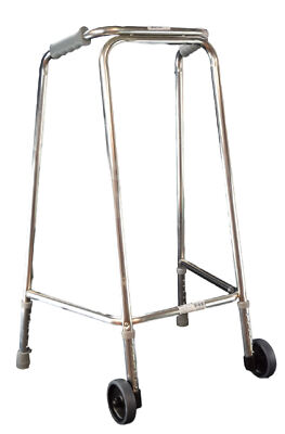 Ultra Narrow Zimmer Walking Frame With Wheels Large | eBay