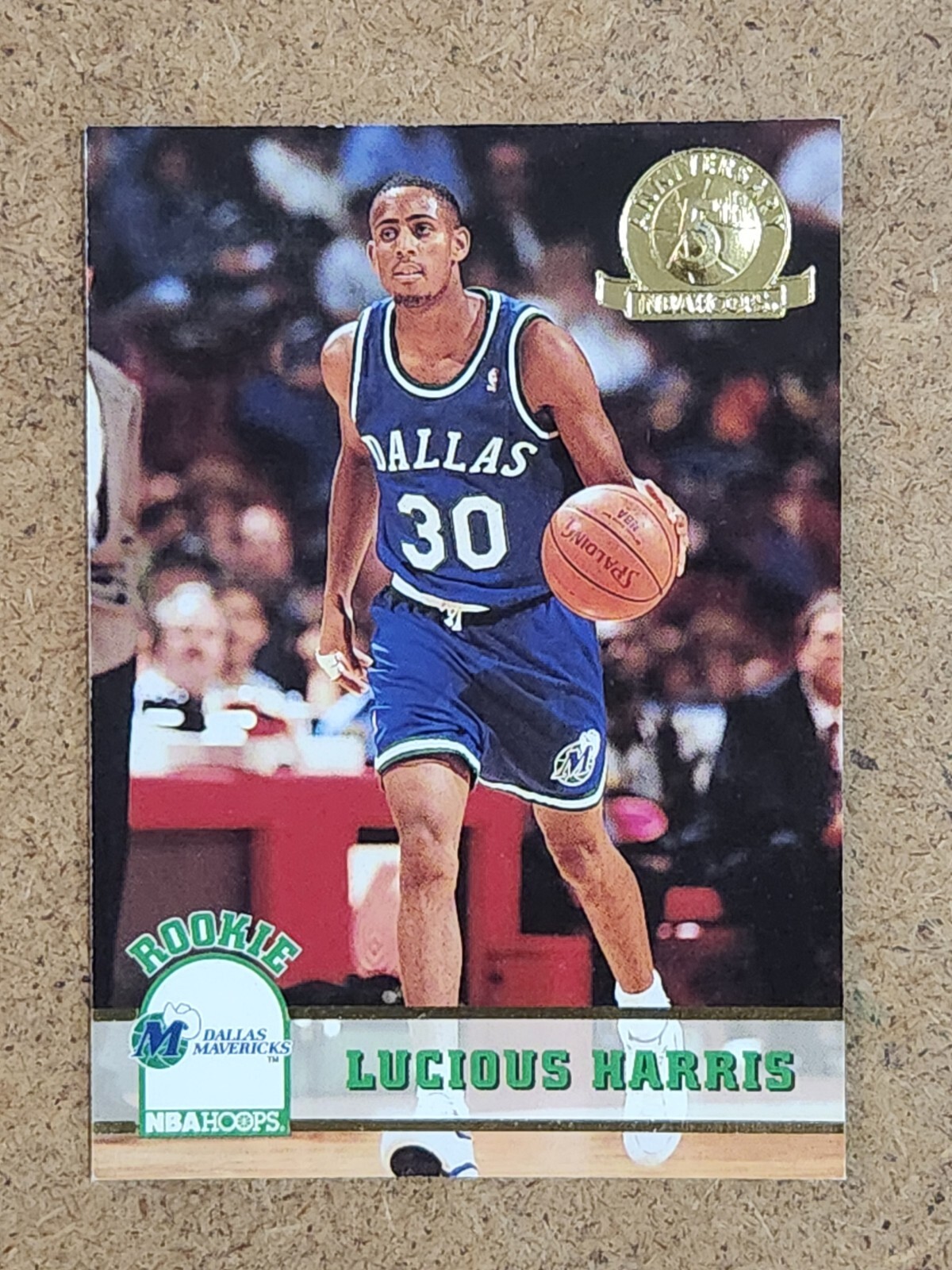1993-94 NBA Hoops Basketball 5th Anniversary Parallel #320 Lucious ...