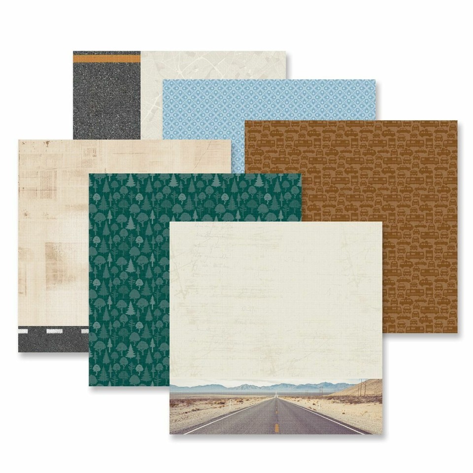 Rare & Current Creative Memories Paper Pack 12x12 Double Sided Printed ...