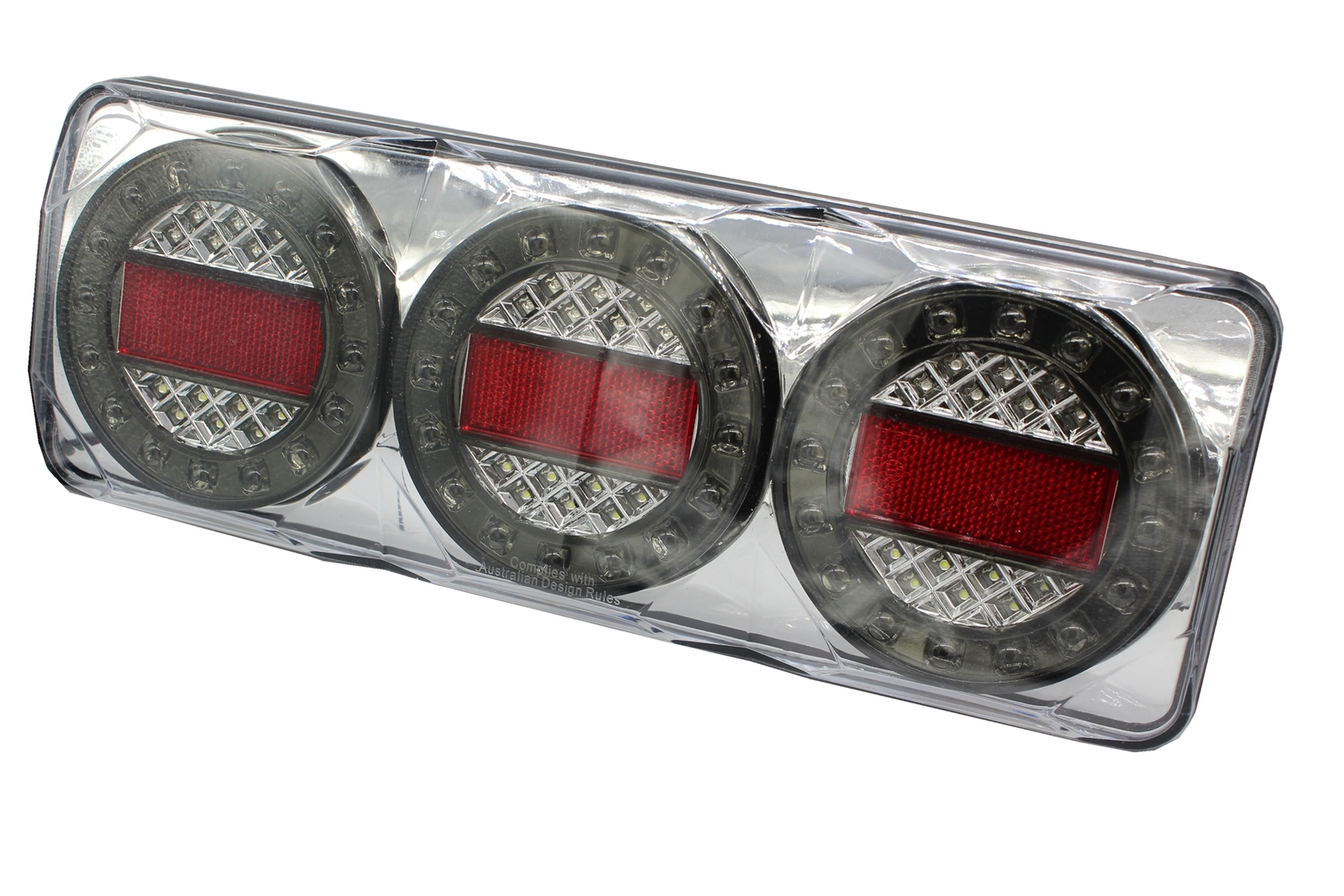 90 LED Tail Lights 3 LED 2Pcs Combination Stop Tail Indicator Reverse ...