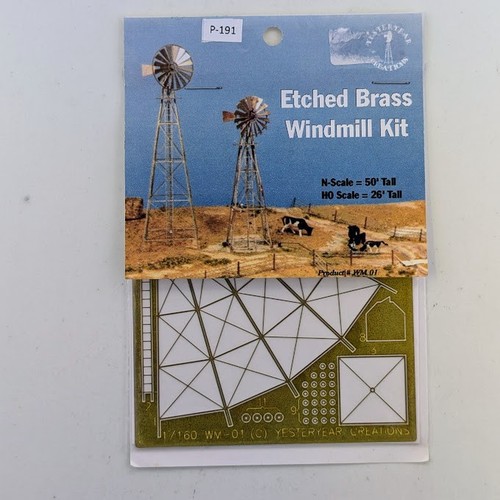 Yesteryear Creations WM01 N Scale Etched Brass Windmill Kit | eBay