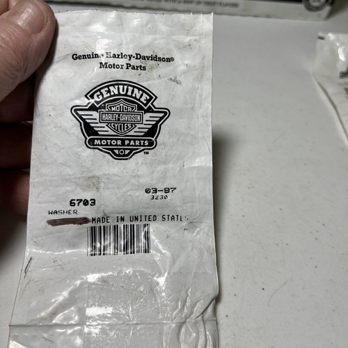 QTY 7 NEW GENUINE HARLEY-DAVIDSON 6703 WASHER 1/4" x 5/8" x 1/16" | eBay