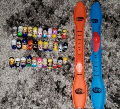 Vtg MIGHTY BEANZ - 33 Beanz & 2 Flip Track Lot - See pics! C6 | eBay