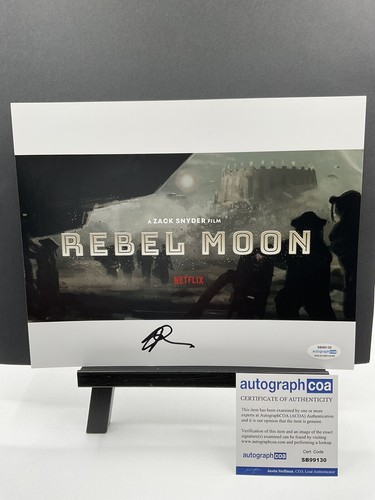Cleopatra Coleman signed photo Rebel Moon autographed 8x10 ACOA Zack ...